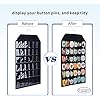 Amazon.com: PACMAXI Wall Hanging Badge Button Pins Organizer Display ...