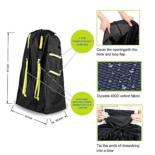Ruspela Durable Stroller Bag, 420D Baby Stroller Travel Bag Cover with ...