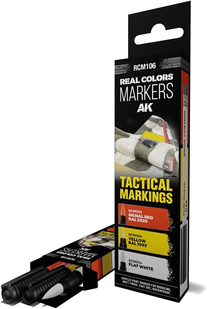 Amazon.com : AK REAL COLORS MARKER SET RCM106 TACTICAL MARKINGS (3pcs ...