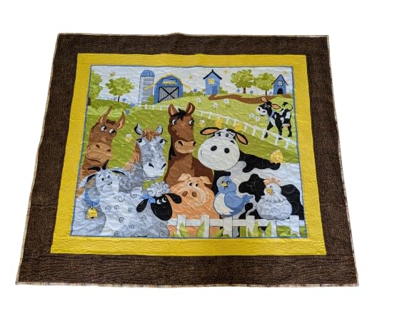 Amazon.com: Farm Yard Animals Play Mat Quilt : Handmade Products