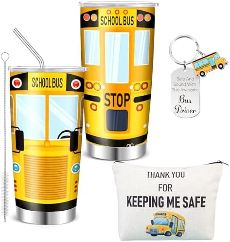 Amazon.com | Mifoci 10 Pcs Bus Driver Appreciation Gifts 12 oz ...