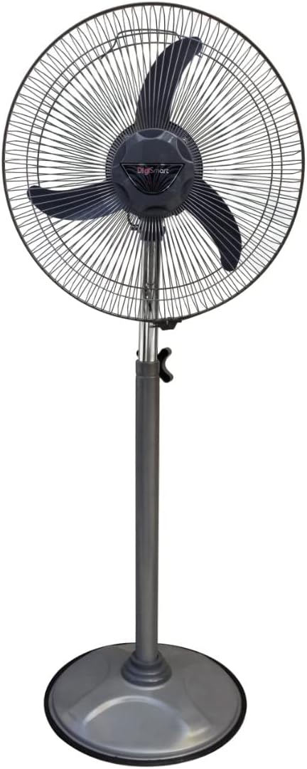 Remi 400 MM Pedestal Fan (PF-400) (BLACK/SILVER) - 54 cm, 1.3 kW, 1700 ...