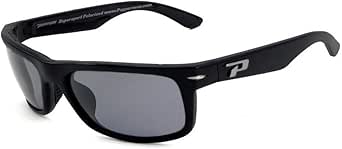 Amazon.co.jp: Peppers MP508-15 ユニセックスブラックフレームグレーレンズ長方形サングラス (parallel ...