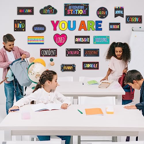 Snapklik.com : Classroom Affirmation Station Bulletin Board Set ...