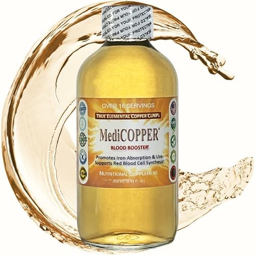 Amazon.com: MediCOPPER Blood Booster True Colloidal Copper CuNP ...