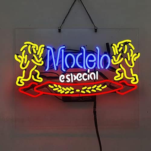 Modelo Neon Sign, Neon Beer Signs For Wall Decor, Neon Bar Signs Beer ...