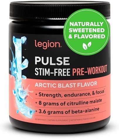 Amazon.com: LEGION Pulse Pre Workout Supplement - All Natural Nitric ...