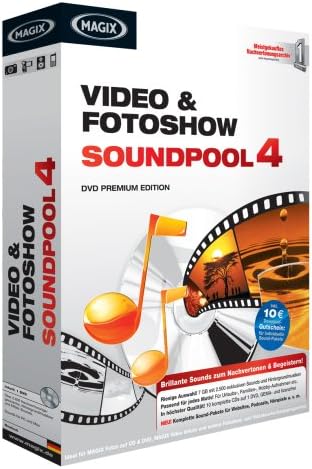 MAGIX Video & Fotoshow Soundpool DVD 4 : Amazon.co.uk: Software