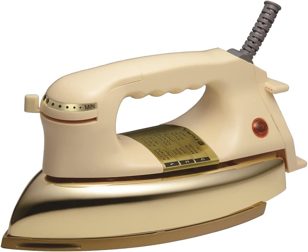 Fujika Dry Iron UI-D24GOLD(G) - Made In Japan/مكواة جافة ثقيلة 1200 واط ...