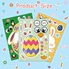 Amazon.com: Aowplc 48 Pcs Easter Make-a-Face Sticker Sheets, 8”x 6" Mix ...