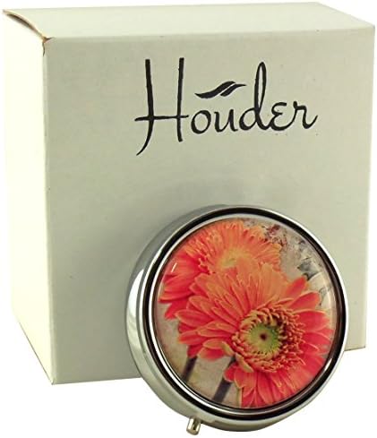 Amazon.com: Designer Pill Box by Houder - Decorative Pill Case with ...