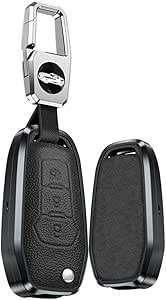Amazon.com: TECART Alloy Key Fob Cover Fit For Ford Ranger Escape ...