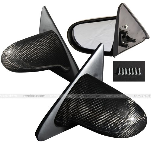 Amazon.com: Remix Custom SPN Style Carbon Fiber Manual Side Mirrors ...