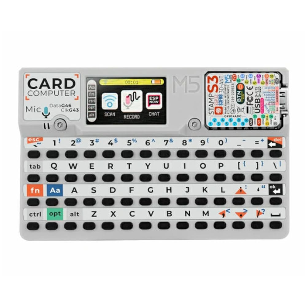 Amazon.co.jp: M5Stack Cardputerキット (M5StampS3付属) : パソコン・周辺機器