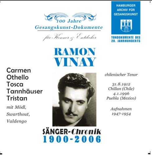 UNKNOWN - Ramon Vinay, Historical Recordings from 1947-54 - Amazon.com ...