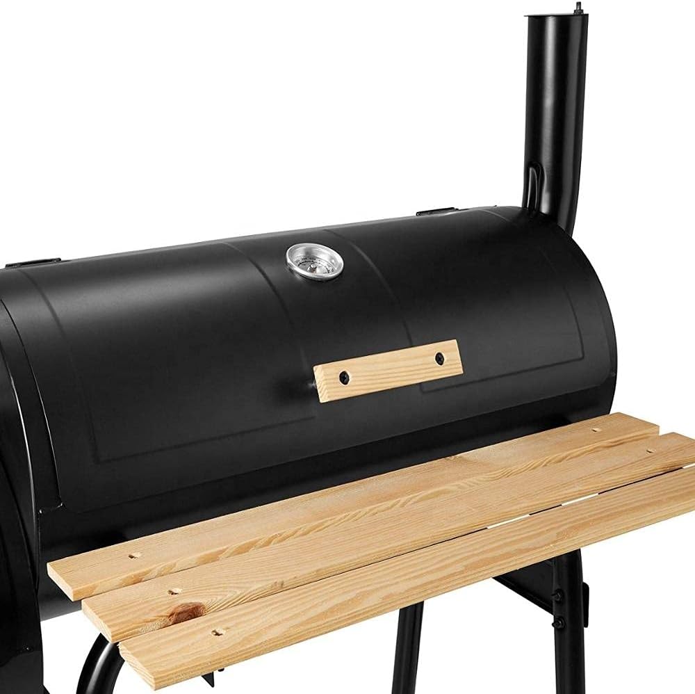 Buy BillyOh Charcoal BBQ Grill with Smoker Barbecue Offset Steel Barrel ...