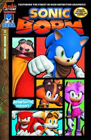 Sonic Boom #11 Cover B Variant Bombastic Cover: Sam Sandak Freilberger ...