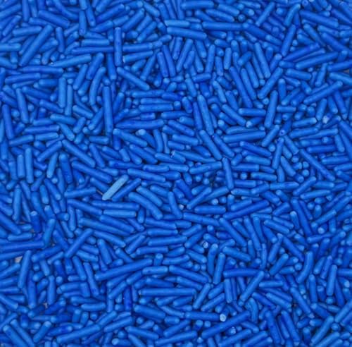 Amazon.com: Sentovac Edible Blue Jimmies Sprinkles for Cake Decorating ...