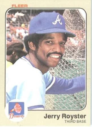 Amazon.com: 1983 Fleer Baseball Card #147 Jerry Royster : Collectibles ...