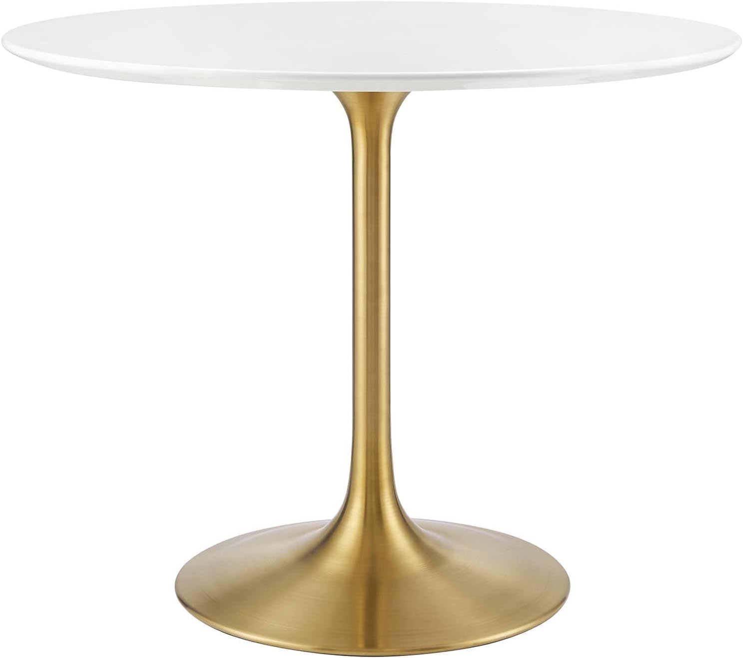 Amazon.com - Modway Lippa 54" Mid-Century Dining Table with Round ...