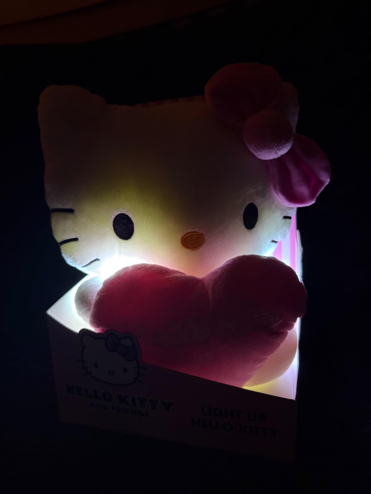 abeec Light-Up Hello Kitty Plush Toy – LED Teddy for Kids 18 Months+ ...