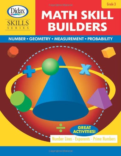 Math Skill Builders (Grade 3): Didax: 9781583243060: Amazon.com: Books