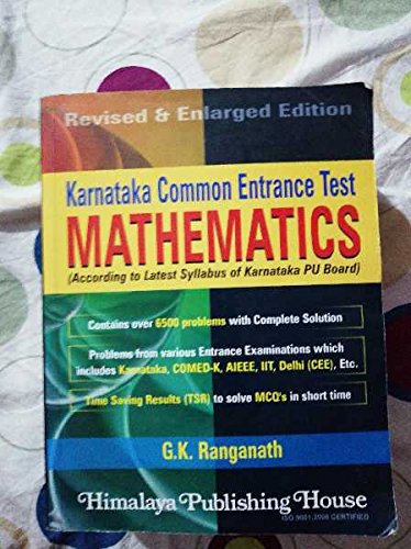 Kcet Mathematics by gk ranganath : Amazon.in: Books