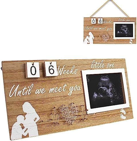 Amazon.com: Wood Ultrasound Picture Frame, Sonogram Picture Frame with ...