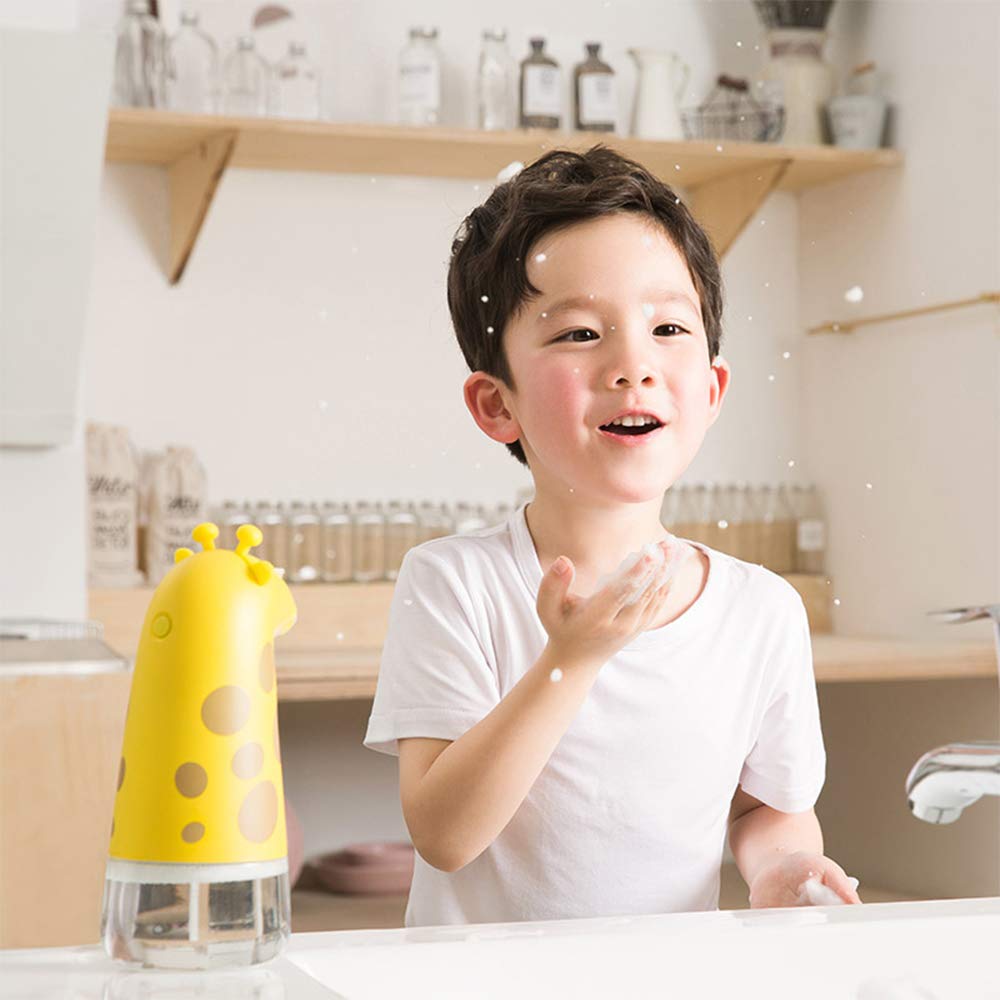 Seven Bubble Auto Soap Dispenser Giraffe Cartoon 9.3oz...B08BNP94CN ...