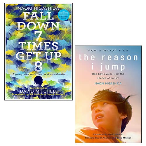 Naoki Higashida 2 Books Collection Set (The Reason I Jump, Fall Down 7 ...