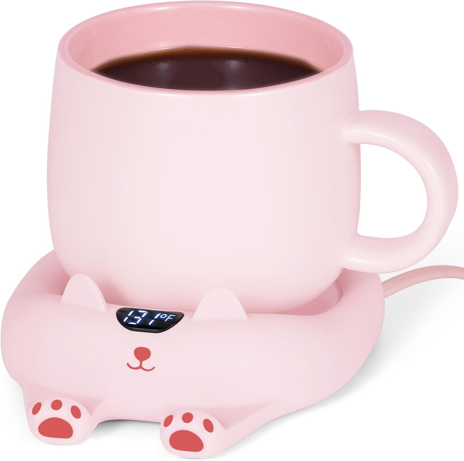 Amazon.com: Uncanny Brands Kuromi Coffee Mug with Electric Mug Warmer ...