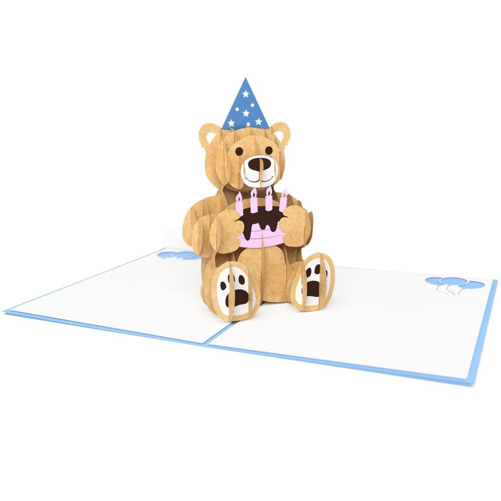 Amazon.com : Lovepop Birthday Bear 3D Pop Up Card : Office Products