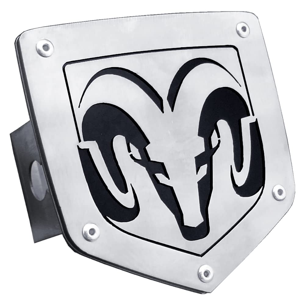 Amazon.com: Au-TOMOTIVE GOLD Dodge Ram Logo Laser Cut Trailer Tow Hitch ...