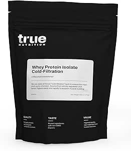 Unflavored Whey Protein Isolate Cold-Filtration - 100% Whey Protein ...