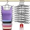 Amazon.com: 4Pcs Tank Top Hangers Space Saving Hanger Organizer Bra ...