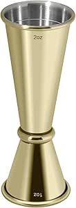 Amazon.com: Stainless Steel Cocktail jiggers,Double Sided Jigger for Bartending, 2 OZ 1 OZ Dual ...