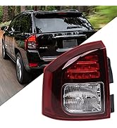 Amazon.com: Huray Right Outer Tail Light Fit for Jeep Compass 2017-2021 ...