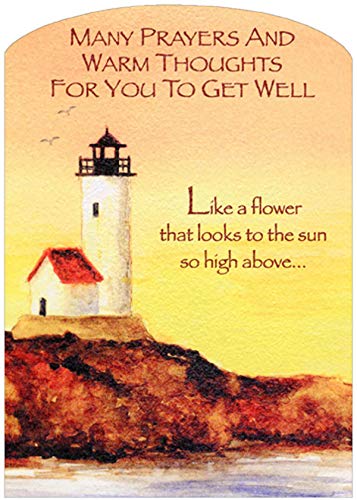 Amazon.com : Designer Greetings Lighthouse Many Prayers Religious Die ...