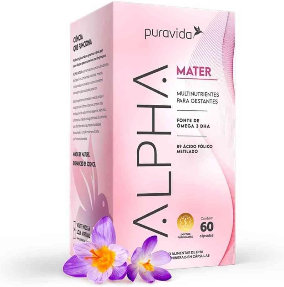 Alpha Mater Polivitamínico Puravida 60 Cápsulas | Amazon.com.br