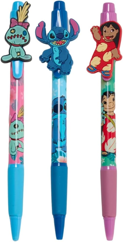 Disney Lilo and Stitch Pens for Kids, 3 Pack Pens Set, Cute Pens for Boys and Girls – Lilo ...