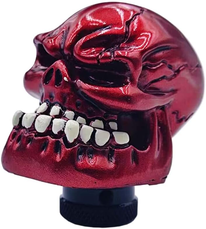 Amazon.com: LAINLOY Skull Car Gear Shift Knob, Big Tooth Skull Stick ...