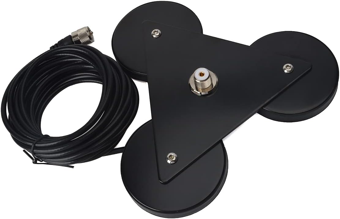 Amazon.com: YNIBST Heavy-Duty SO239 Magnetic Antenna Mount Base with ...
