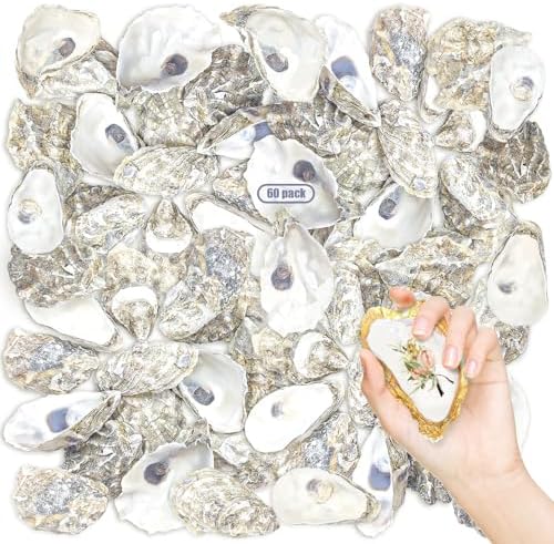 Amazon.com: QEQEKAKA 30PCS Oyster Shells Flat & Concave 4"-5" Large ...