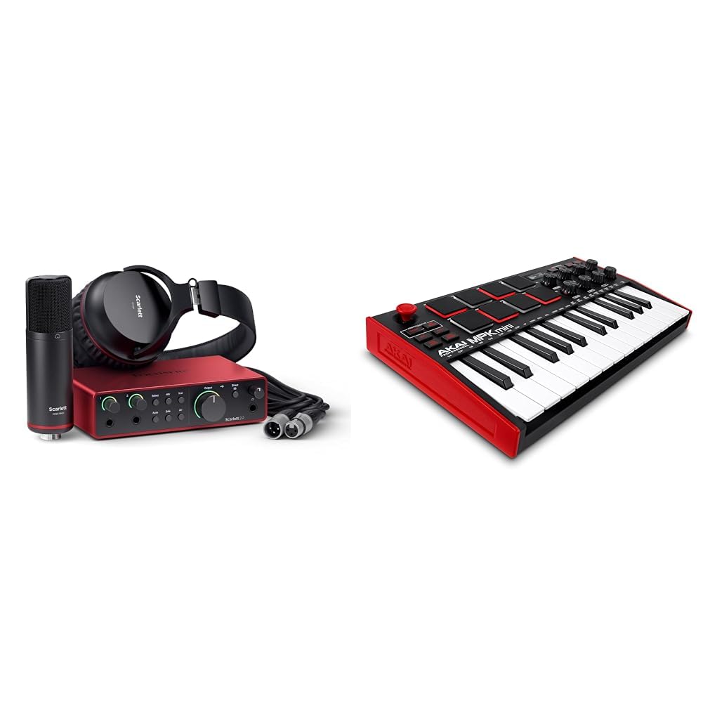 Focusrite Scarlett 2i2 Studio 4th Gen USB Audio Interface Bundle for ...