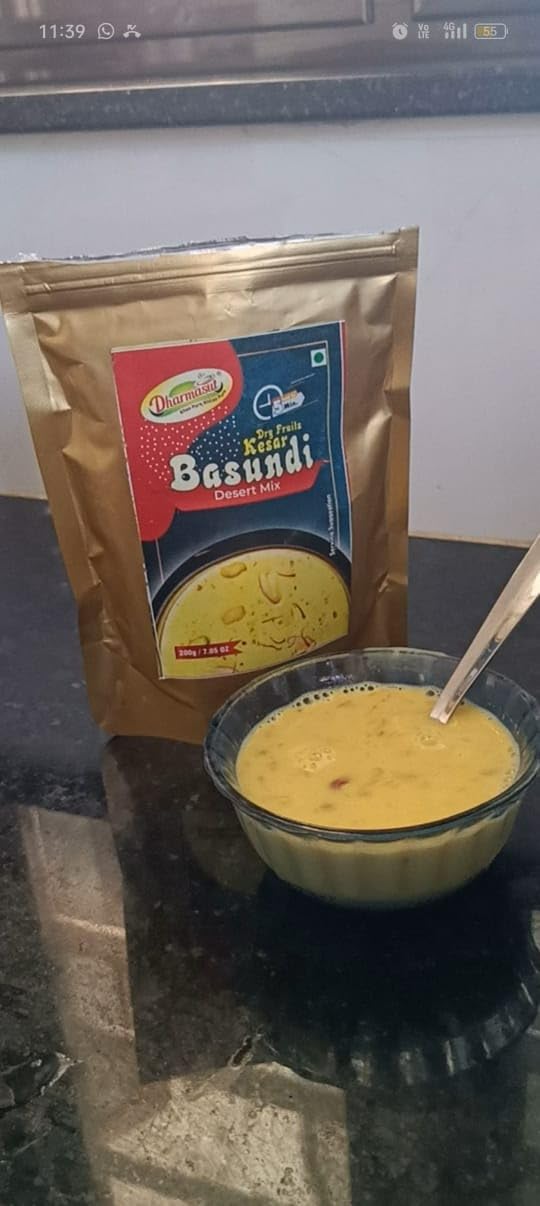 Dharmasut Kesar Dry Fruit Basundi Instant Mix 200G X 2 | 400G : Amazon ...