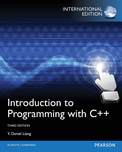 Amazon.com: Introduction to Programming with C++: International Edition eBook : Liang, Y. Daniel ...