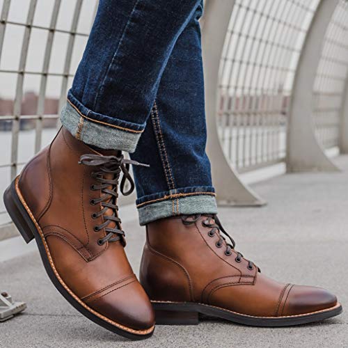 Thursday Boot Company Captain Men's Lace-up Boot, Brandy, 11 M US ...