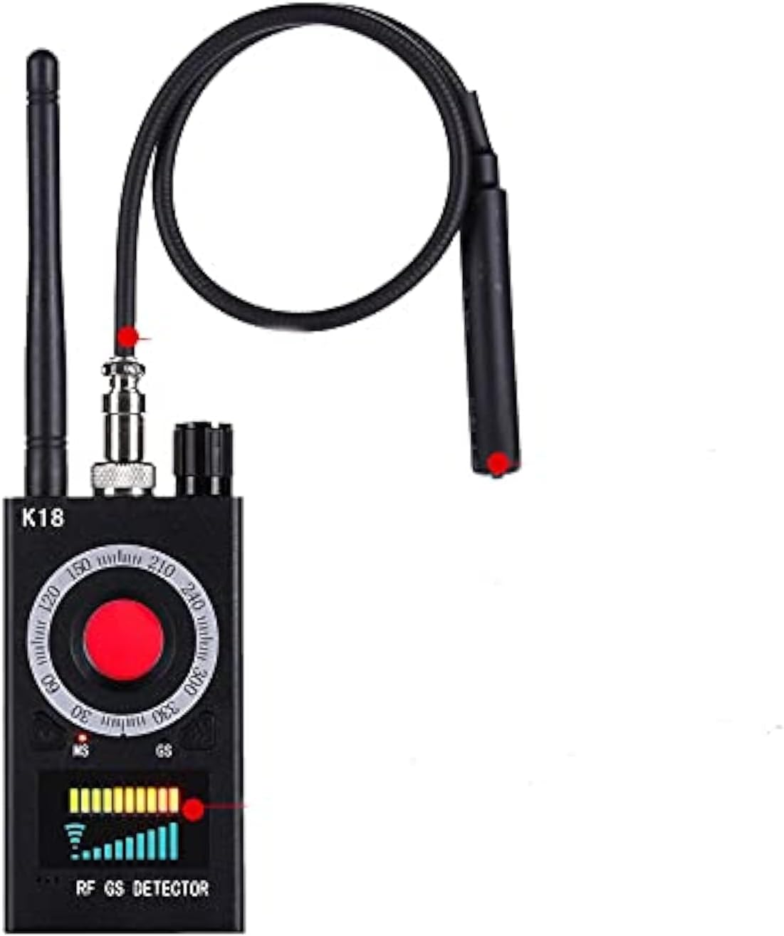 Amazon.com : Hidden Anti Spy Wireless Camera RF Detector Bug K18 RF GS ...