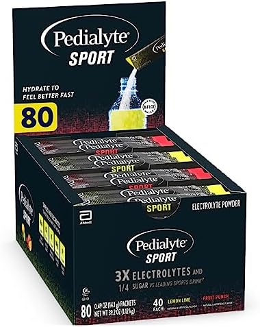 Amazon.com: Pedialyte Sport Electrolyte Powder Packets Hydration ...