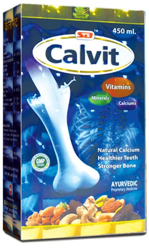 Buy S B Herbo Pharmaceutical Calvit Health Syrup For Body 450 ...